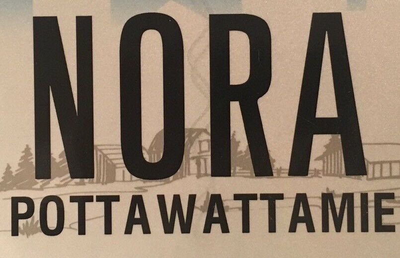 Vanity NORA ELEANOR license plate Eleanora Ellenor Elnora Leonora ...