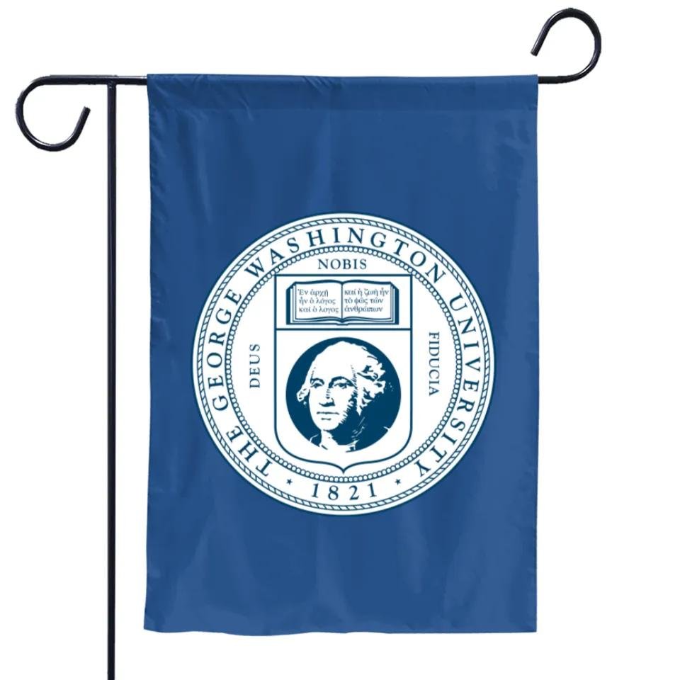 George Washington University Logo And Seal Garden Flags