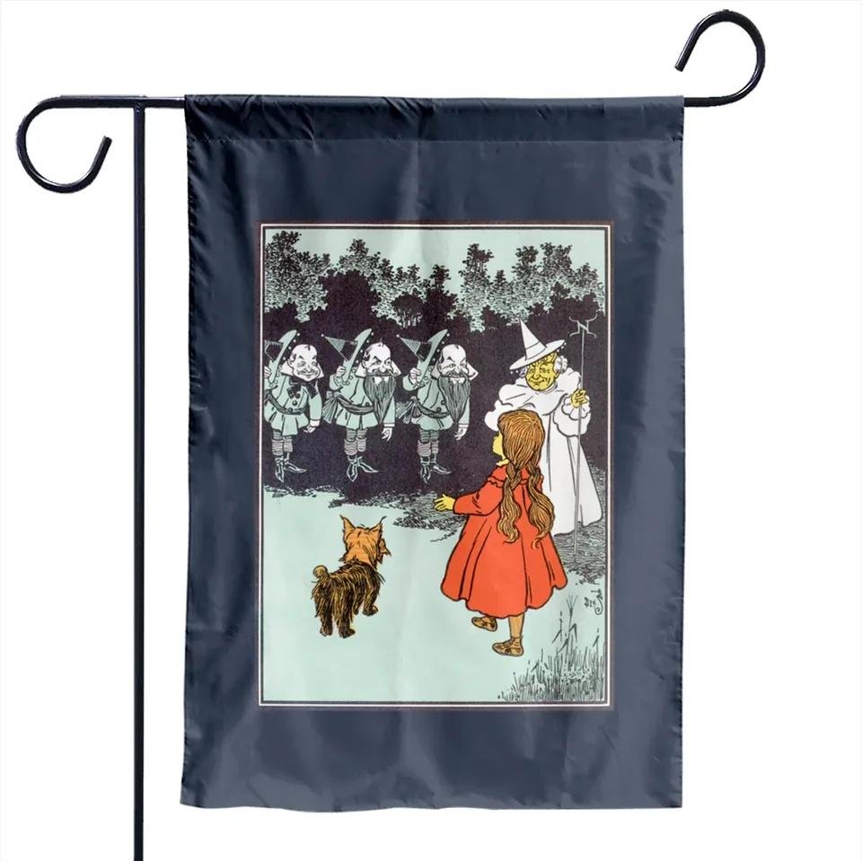 Vintage Wizard Of Oz Glinda And Dorothy - Wizard Of Oz - Garden Flags
