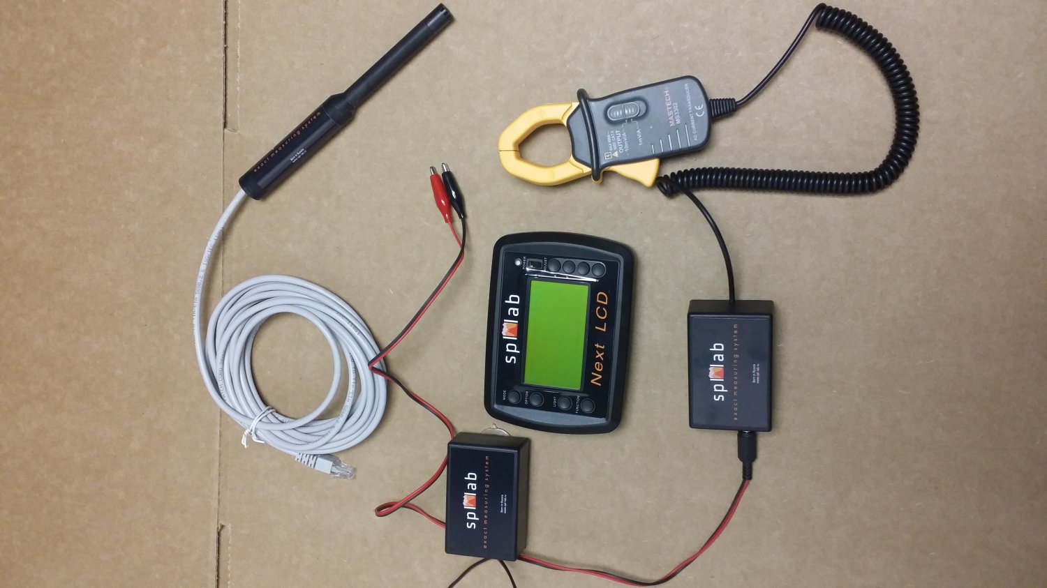 Spl Lab Next Lcd 2 Sensor Kit Spl Db Rta Ac Power Measuring System