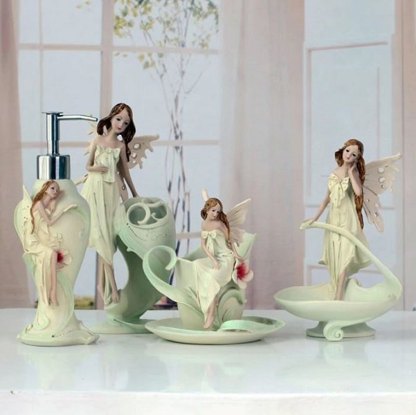 Rsslyn Enchanted Fairy Bathroom Set Mothers Day Gift Wedding Gift ...