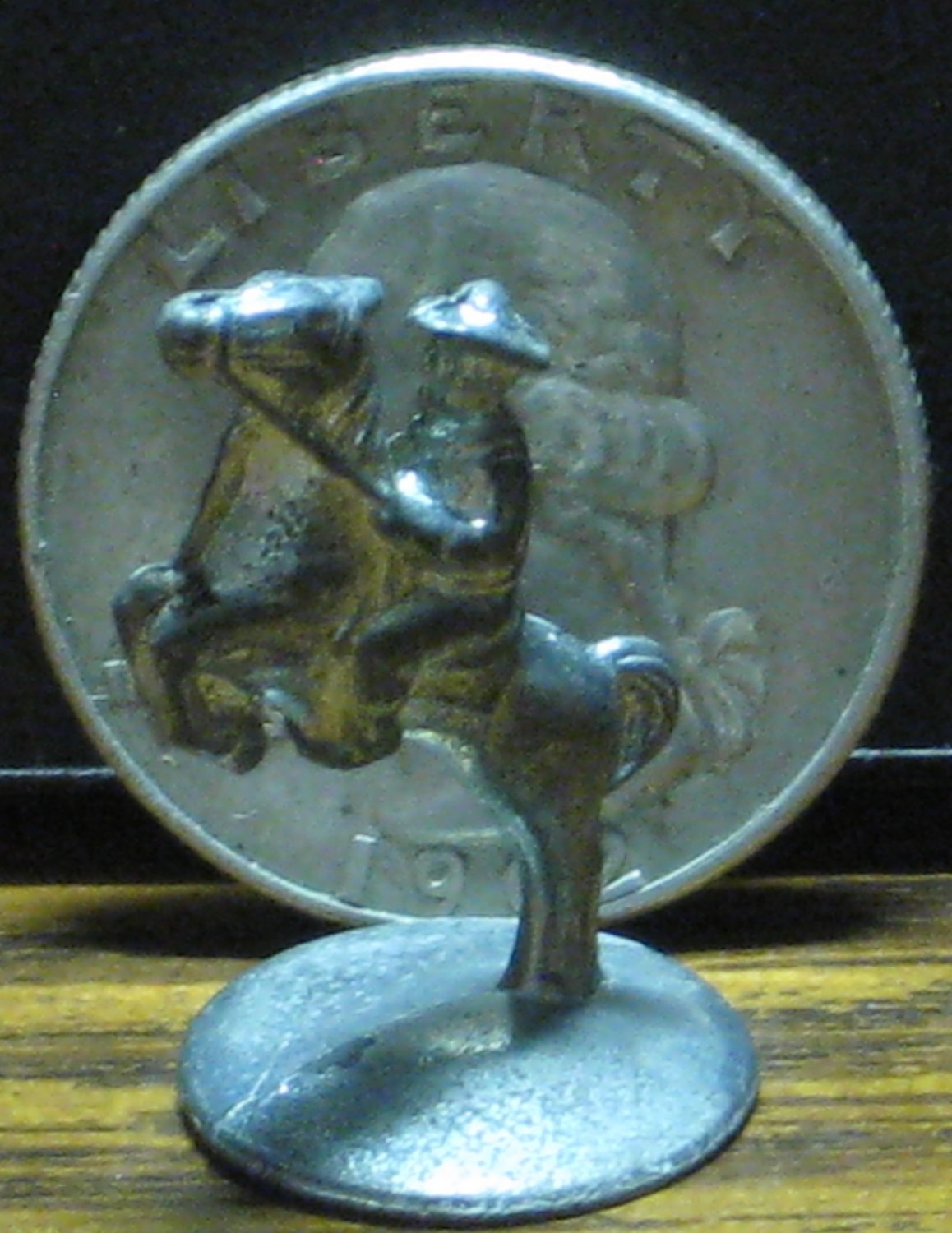 Monopoly Horse and Rider Pawn - 1950s Vintage - Piece Retired