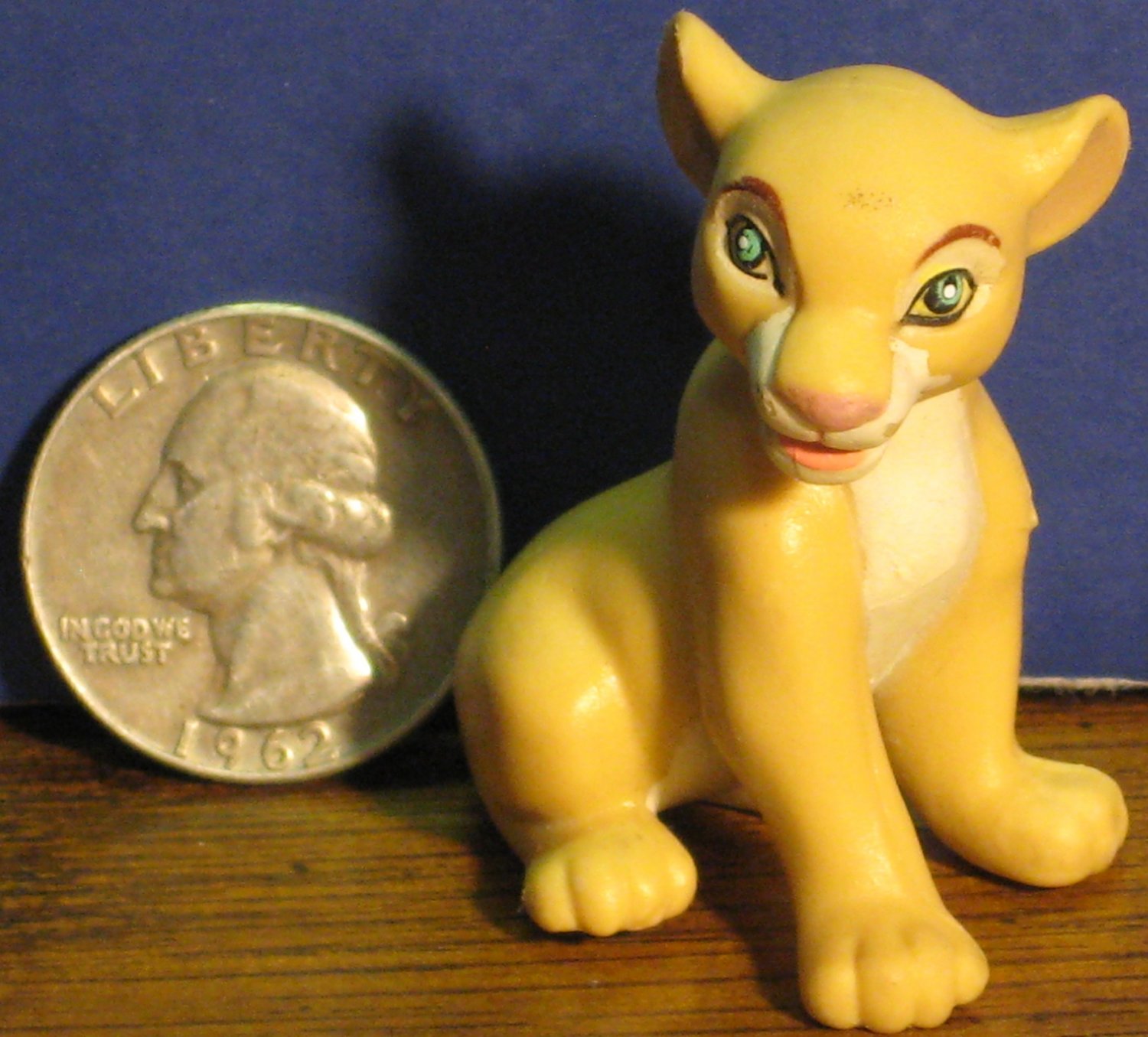 SOLD - Disney Lion King Nala Sitting 2" PVC Figure - 1990s Vintage