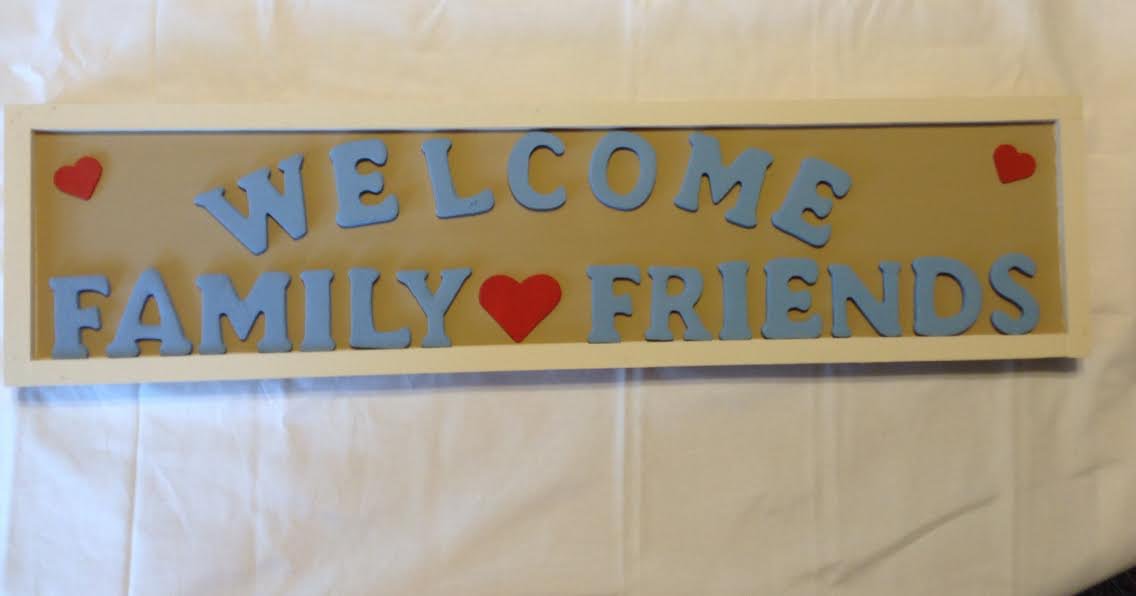 Custom Wooden Welcome Sign
