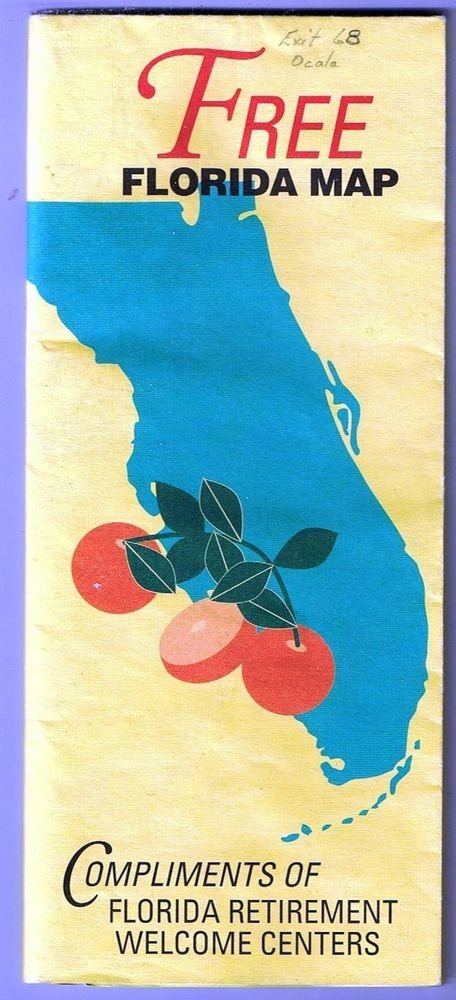 Florida Map Florida Retirement Welcome Centers