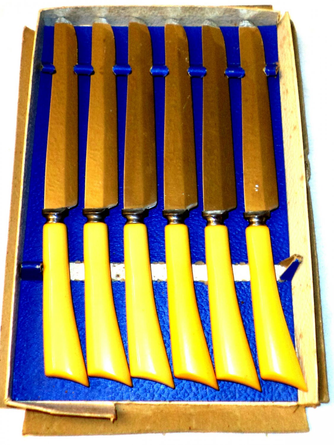 Vintage Steak Knives (6) Bakelite Handles Stanley Home Products ...