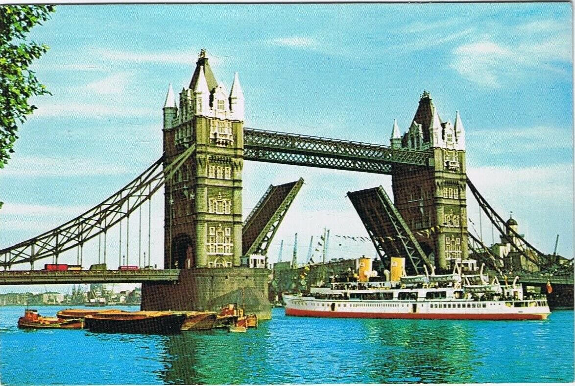 Postcard Tower Bridge London England UK