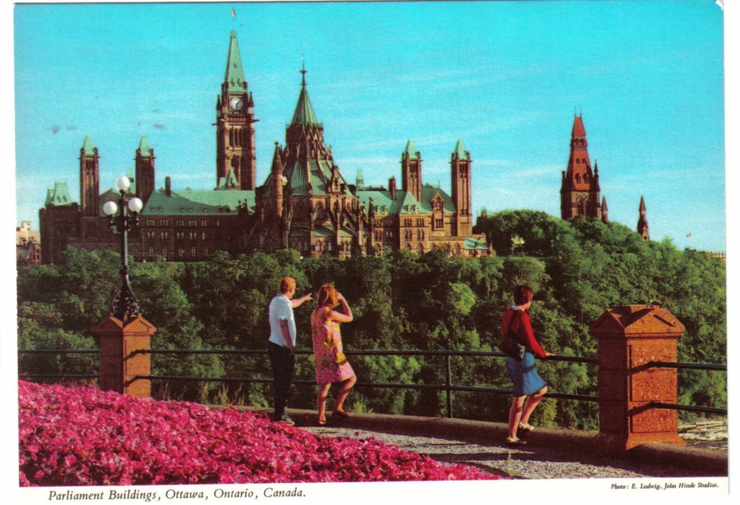 Ontario Postcard Ottawa Parliament Buildings