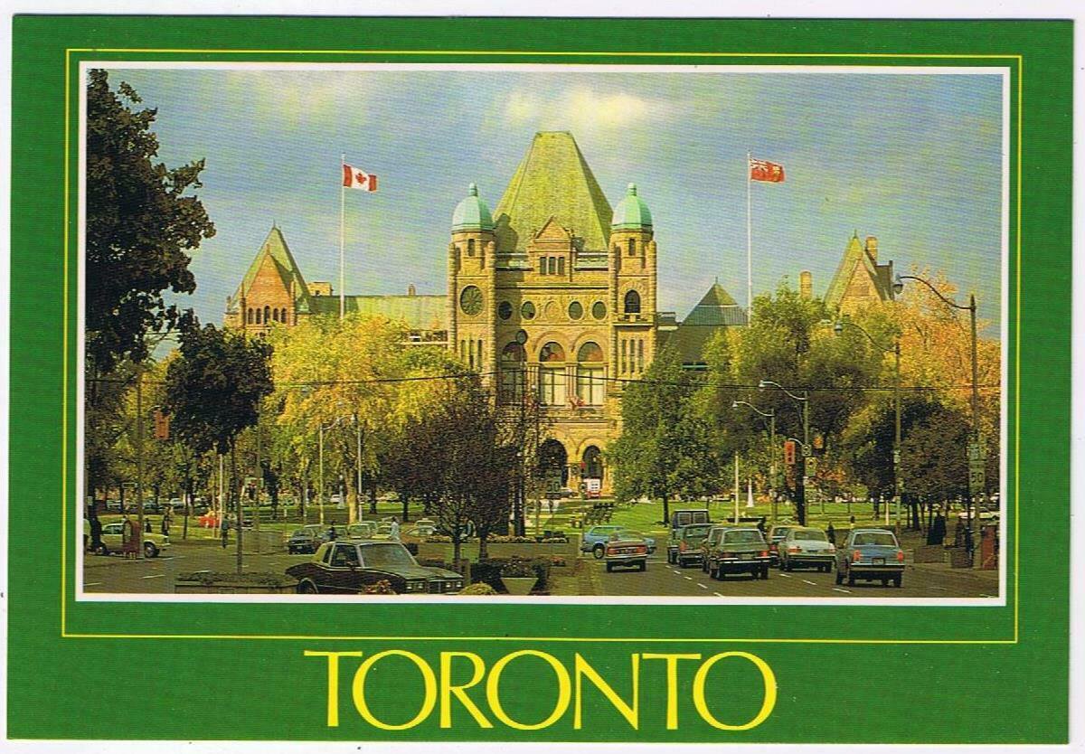 Ontario Postcard Toronto Ontario Parliament Building