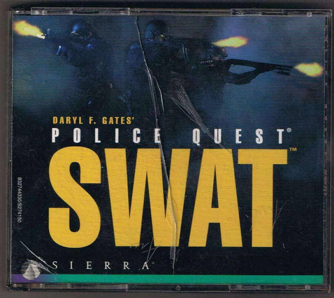 PC CD Rom Darryl Gates Police Quest Swat Computer Video Game