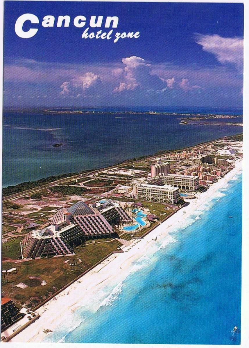 Mexico Postcard Cancun Hotel Zone