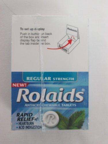 Rolaids Mint Flavor Heartburn Acid Indigestion Fast Acting Rapid Relief ...