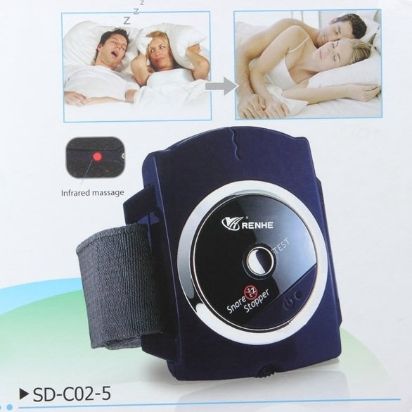 Infrared Snore Stopper Wristband Watch Anti Snoring