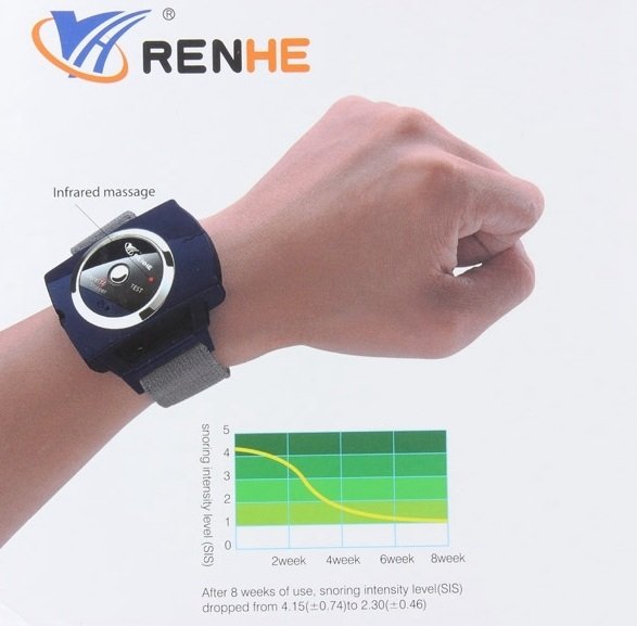 Infrared Snore Stopper Wristband Watch Anti Snoring