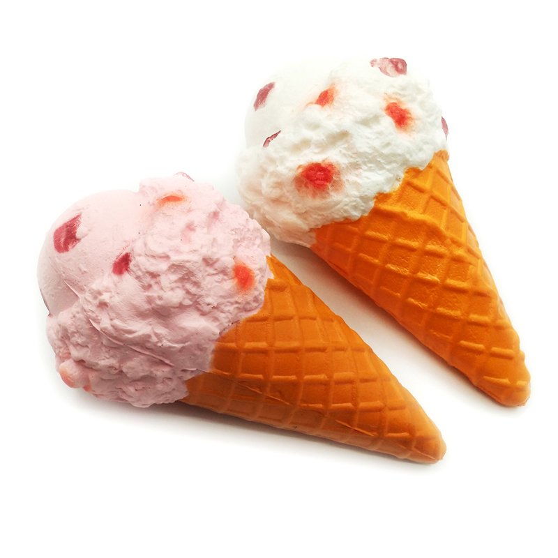 Squishy Jumbo 19cm Ice Cream Cone Slow Rising Collection Gift Decor Toy