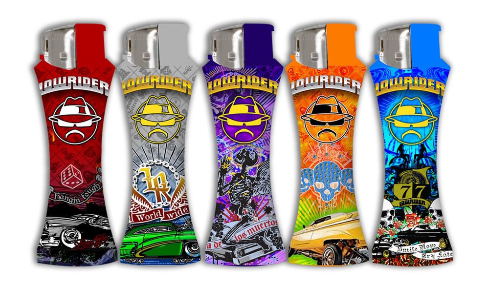 Lowrider Curve Lighters Cars Cigarette Cigar Refillable Butane Bel Air ...