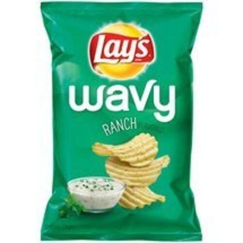 Frito Lay, Lay's, Wavy Ranch Potato Chips, 9.5oz Bag (Pack of 3) OUT OF ...