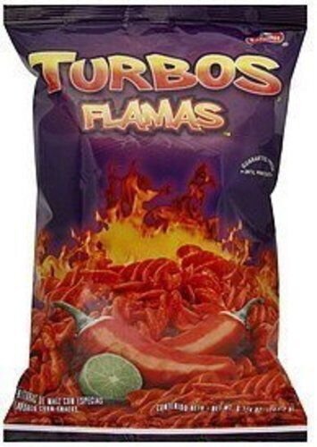 Frito Lay, Sabritas, Turbos Corn Snacks, Flamas, 9.25oz Bag (Pack of 1)