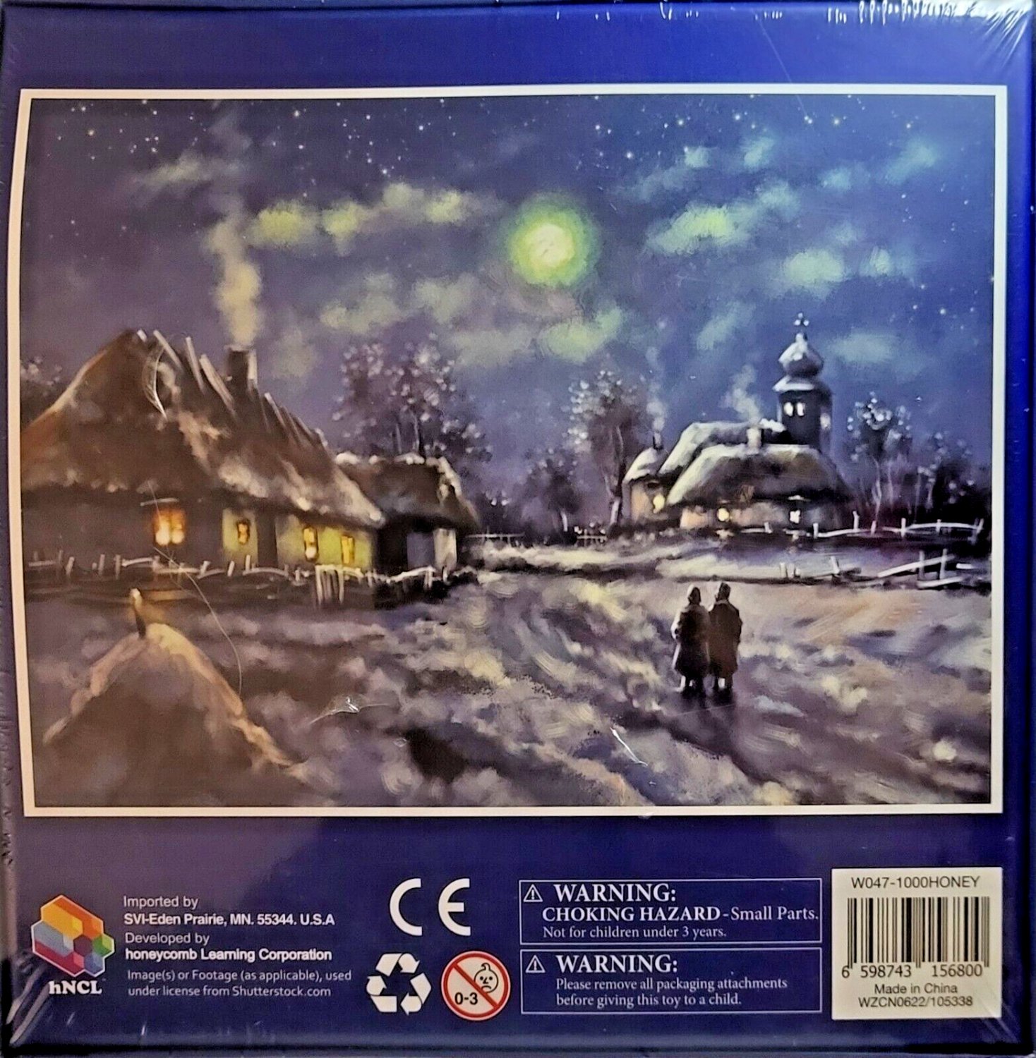 hNCL Honeycomb Learning Corp., OLD VILLAGE Jigsaw 1000 Piece Puzzle 72x52cm