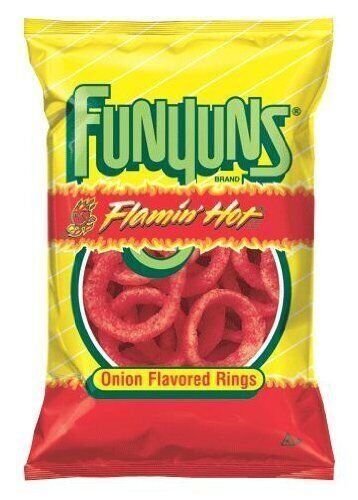 Funyun's Flamin' Hot Onion Flavored Rings, 6.5 Oz Bags (Pack of 4)