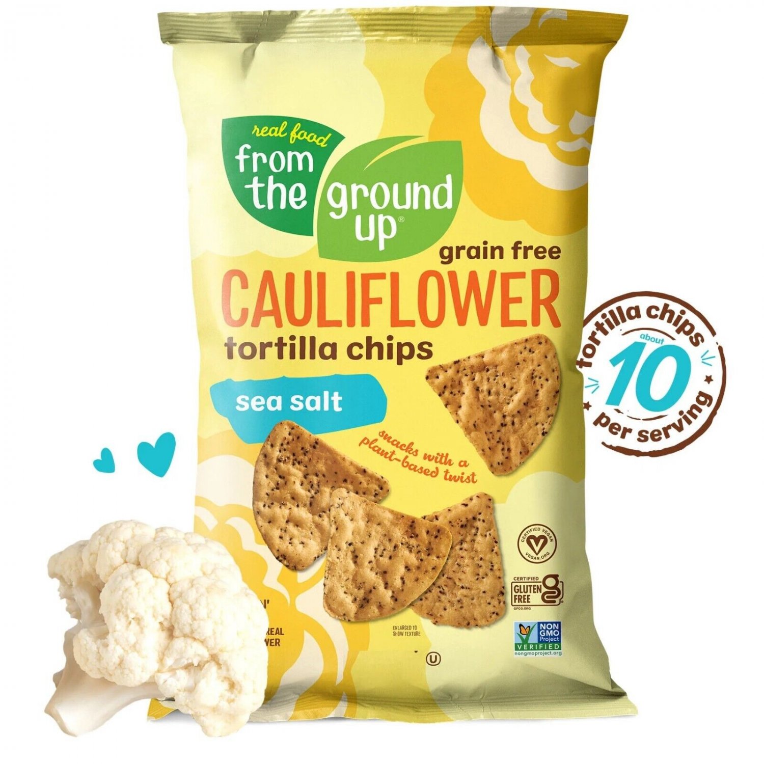 Real Food From The Ground Up Grain-Free Tortilla Chips 16 oz. BSB DATE ...