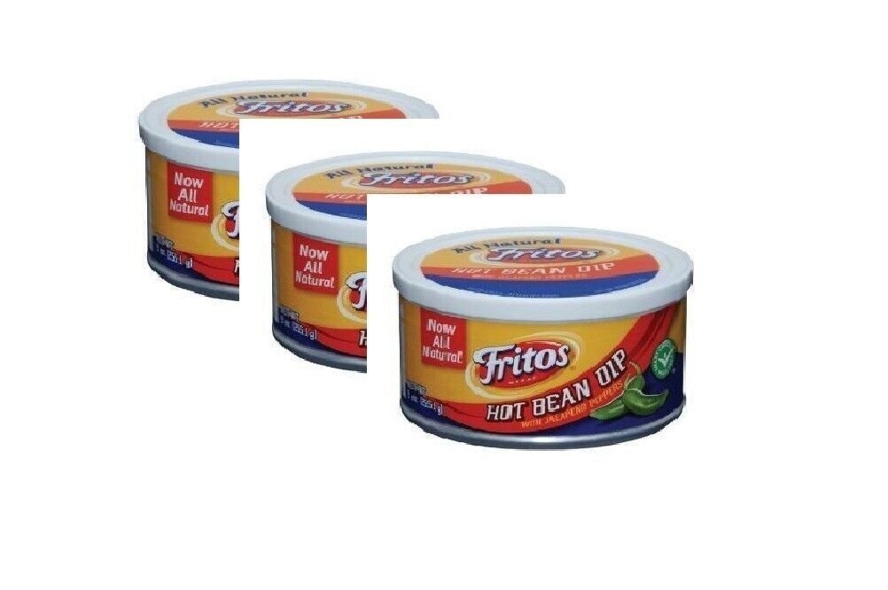 Fritos Variety Pack Dip Cans: Hot + Bean + Jalapeno Cheese (3 cans,1 ea ...