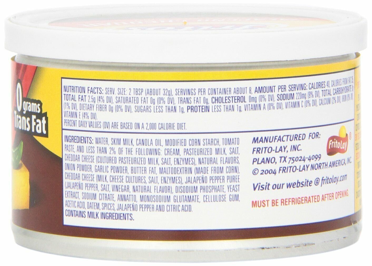 Fritos Variety Pack Dip Cans: Hot + Bean + Jalapeno Cheese (3 cans,1 ea ...