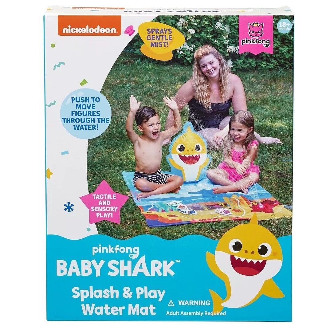 Nickelodeon Pinkfong Baby Shark Splash & Play Water Mat Toddler Play Toy