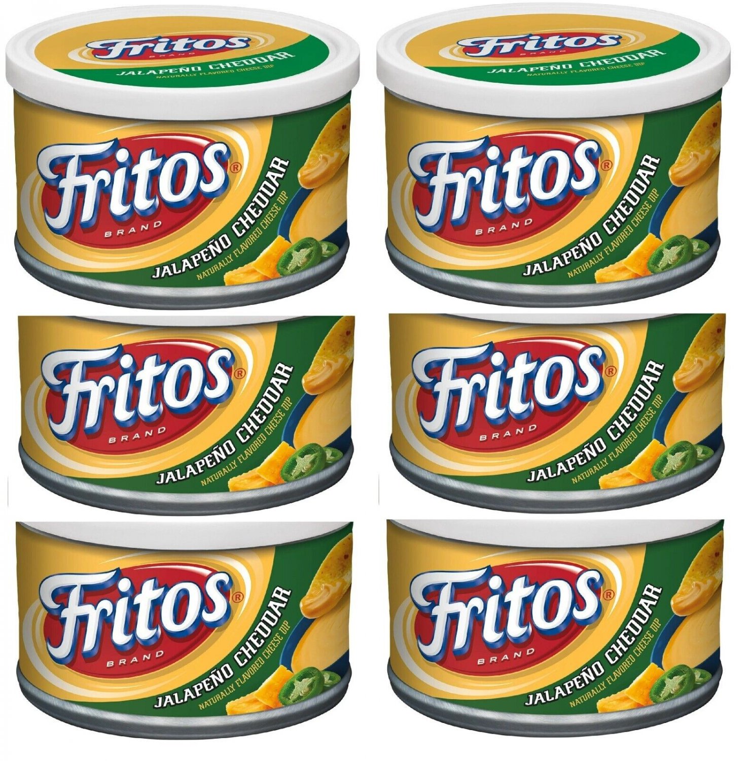 Fritos Cheese Creamy Dip Jalapeno Cheddar Flavor 9 Oz 6 Cans