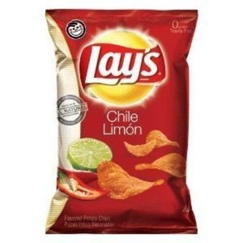Lay's Chile Limon Flavored Potato Chips 7.75oz Bags (Pack of 3)