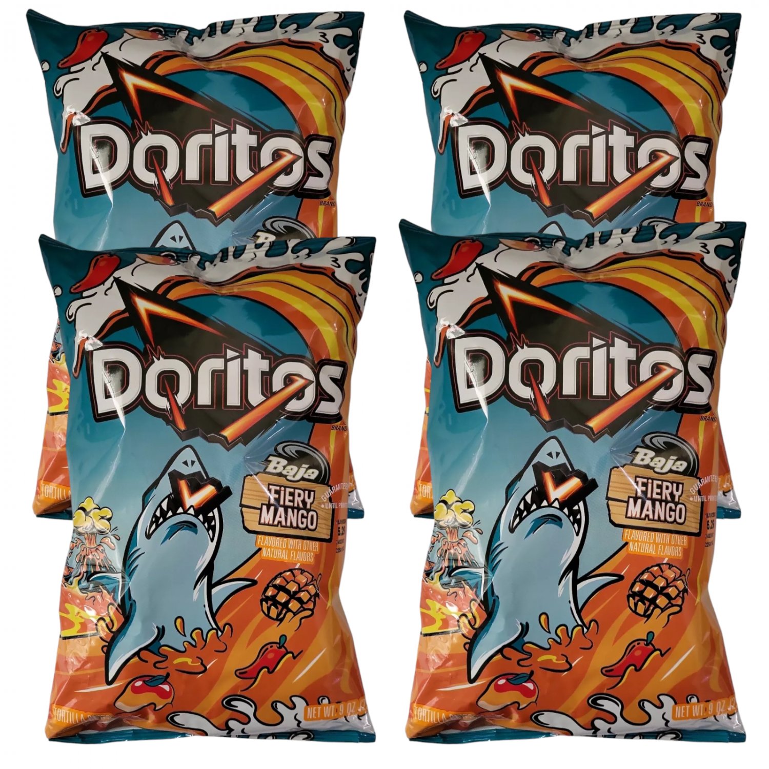 Doritos BAJA FIERY MANGO Tortilla Chips 9 Oz. Collect Coins PROMOTION ...