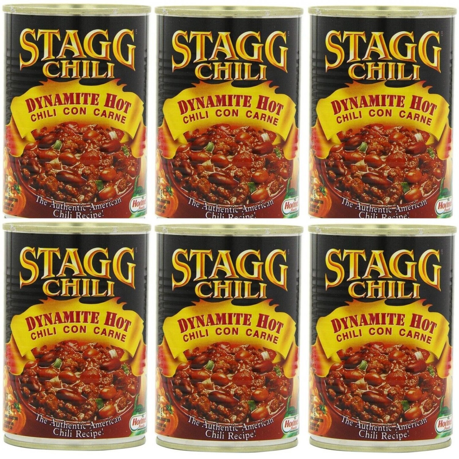 Stagg Chili Con Carne Beef DYNAMITE HOT With Beans Habanero Pepper 6 ...