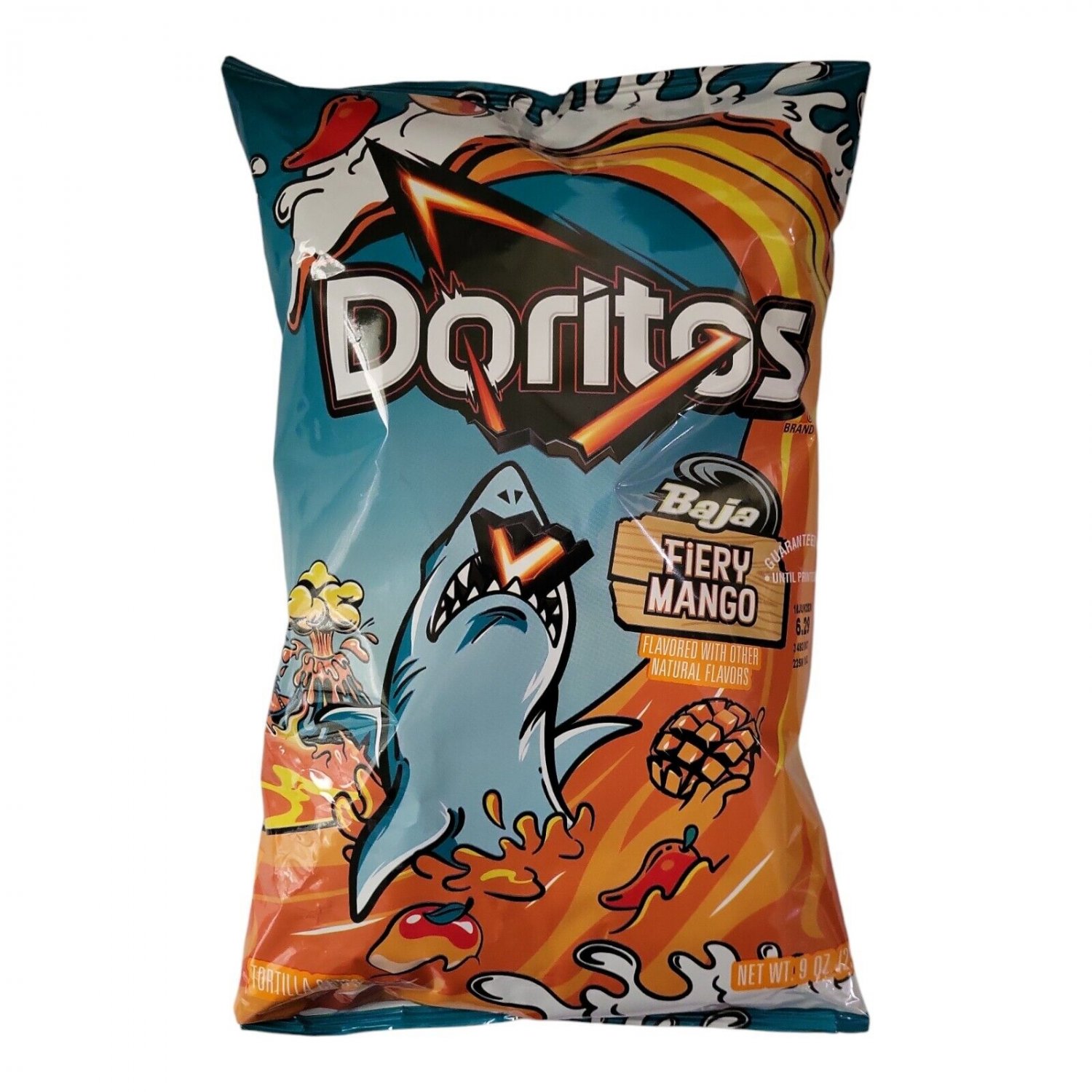 Doritos BAJA FIERY MANGO Tortilla Chips 9 Oz. Collect Coins PROMOTION ...