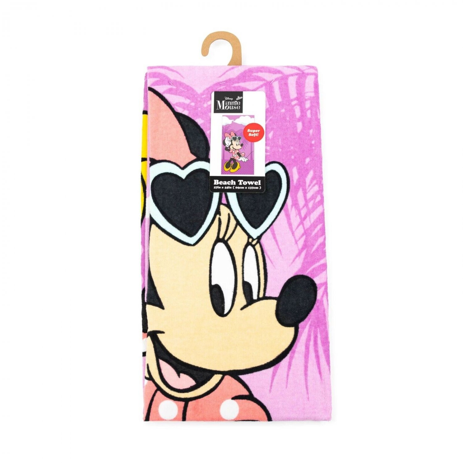 Minnie Mouse Kids Beach Towel, 27 x 54, Disney