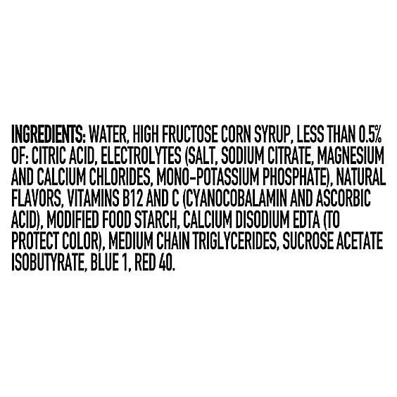 Powerade SOUR Sports Drink BLUE RAZZ 28Oz 80 Cals, 50% More ...