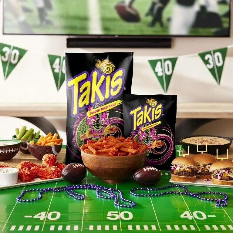 4 Takis DRAGON SWEET CHILI Spicy Sweet Chili Pepper Rolled Tortilla ...