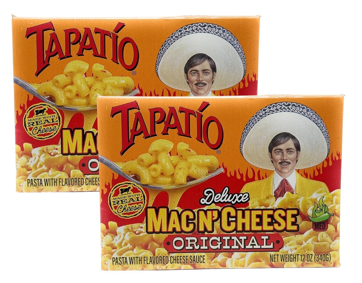 Tapatio MAC N CHEESE Deluxe Original Dinner 12oz. Ready to Cook 3 Bags ...