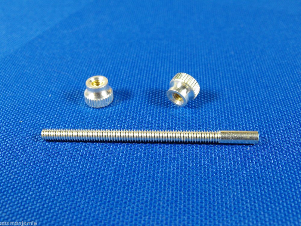 Bach Strad Trumpet Stop Rod Screw and Nuts Silver 3rd slide Genuine ...