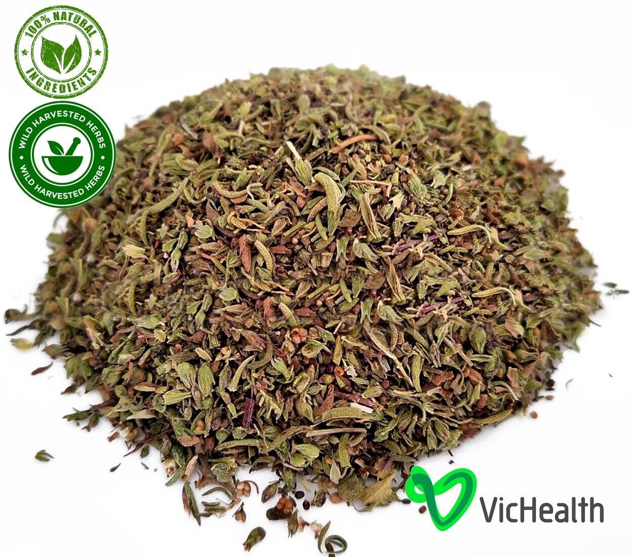 Savory garden leaf and flower Tea Herbal, Satureja hortensis, loose