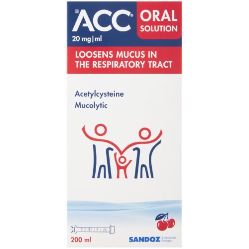 ACC cough syrup for children x100 ml Sandoz Cherry-flavored