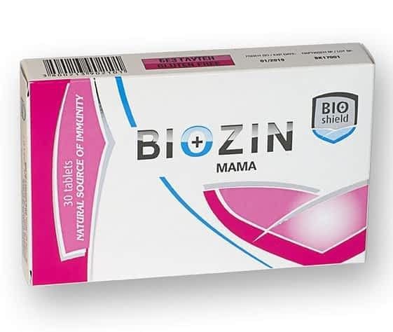 Biozin Mama during pregnancy and breastfeeding x 30 BIOshield tablets