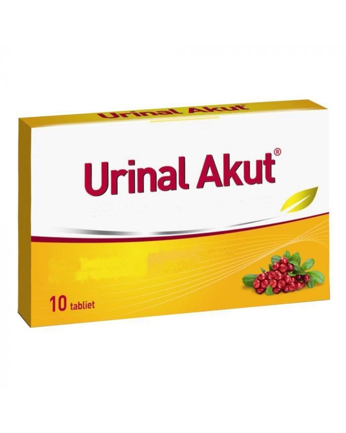 Urinal Akut 10 tablets relieves discomfort urination, uroinfections
