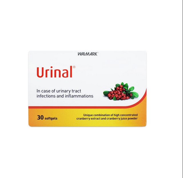 Urinal Akut 60 capsule relieves discomfort urination, uroinfections