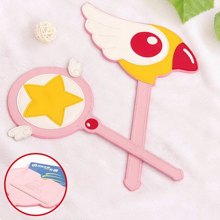 Kawaii Clothing Sakura Card Case Captor Wallet Holder Pass Wand WH024