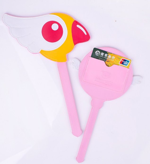 Kawaii Clothing Sakura Card Case Captor Wallet Holder Pass Wand WH024