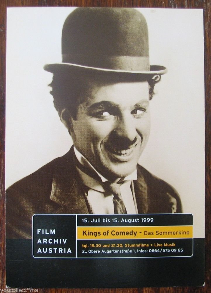 Charles Chaplin photo kings of Comedy Festival Austria 1999 shedule ...