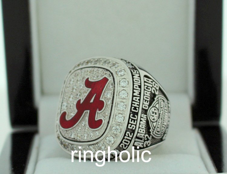 2012 Alabama Crimson Tide NCAA SEC National Championship Rings Ring
