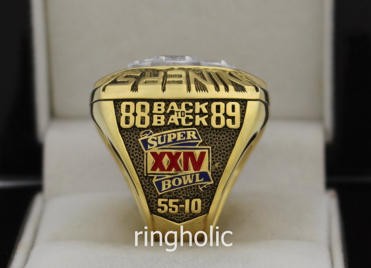 1989 San Francisco 49ers NFL Super Bowl Championship Rings Ring
