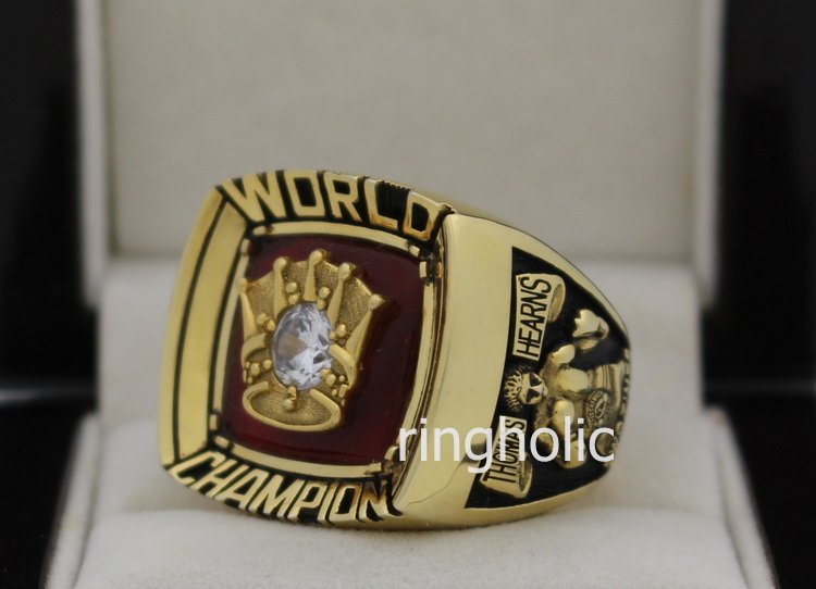 1982 Thomas Hearns Boxing Championship Rings Ring