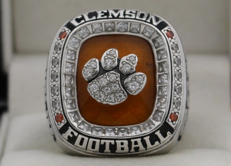2015 Clemson Tigers NCAA Orange Bowl National Championship Rings Ring